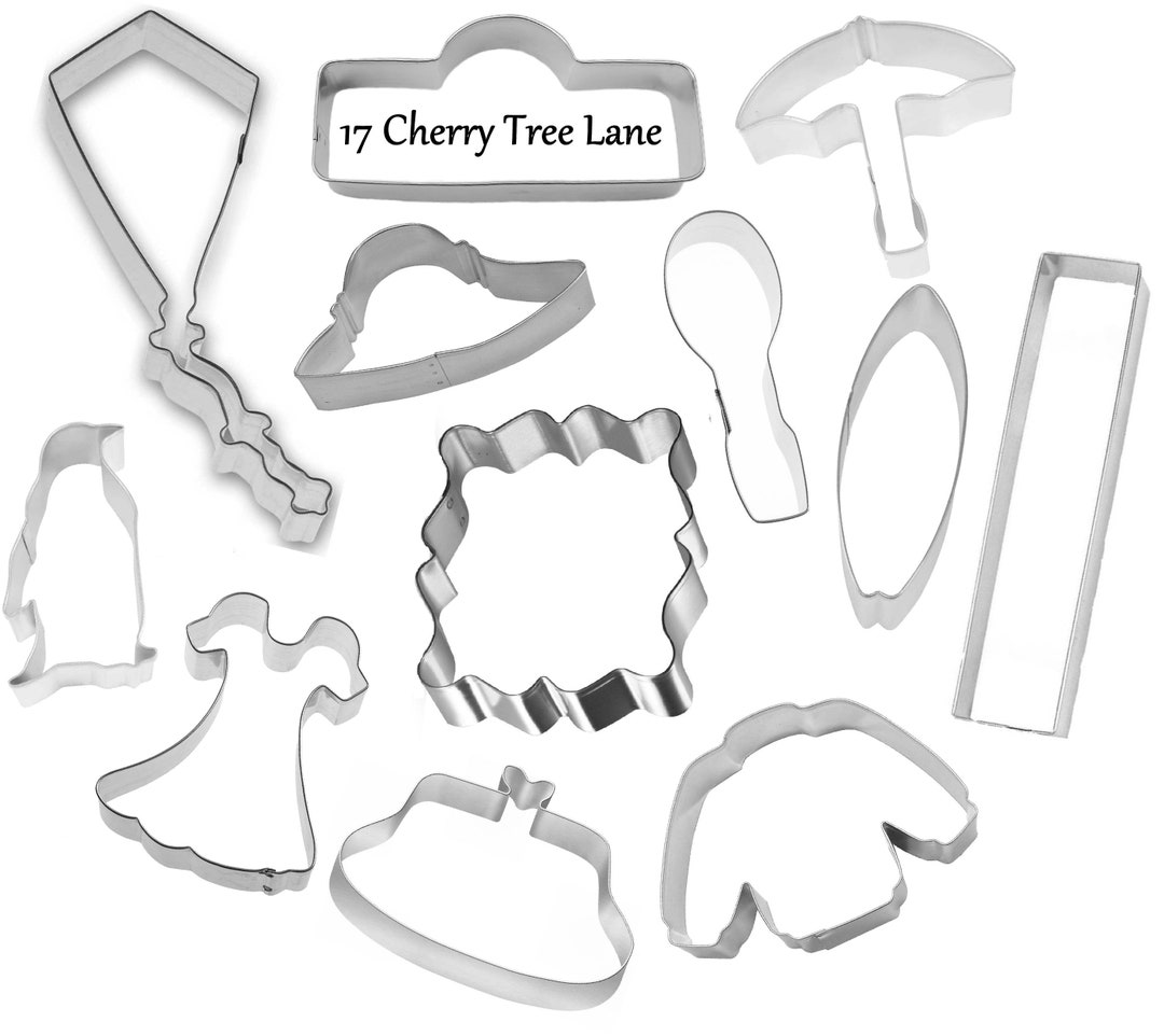 13 Piece Mary Poppins Cookie Cutter Set Metal - Etsy