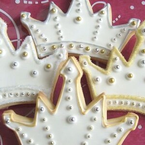 Crown Tiara 5'' Cookie Cutter Metal Princess Queen Royal Freshies ...