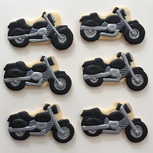Harley Motorcycle 4.5'' Cookie Cutter Metal | Bike | Birthday Party ...