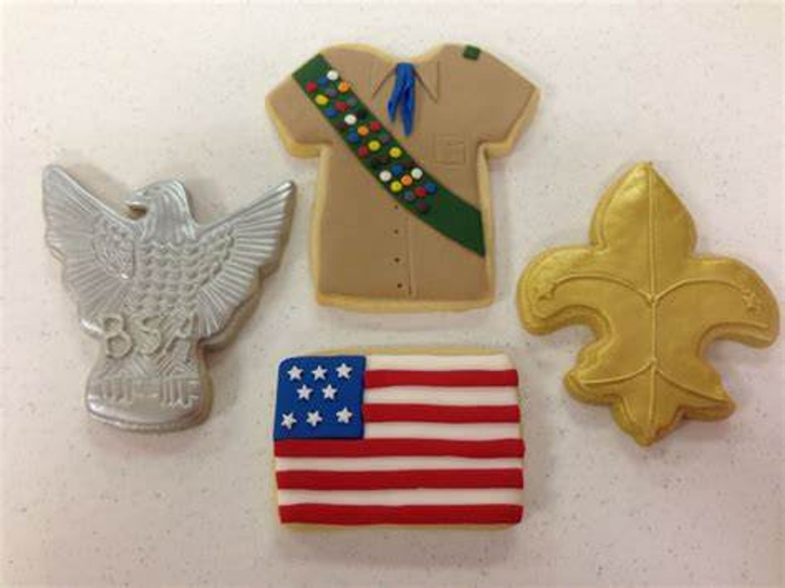 9 Piece Boy Scout Cub Eagle Cookie Cutter Set Metal - Etsy