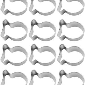 1 Dozen 12 Goldfish Cheese Cracker 2'' Cookie Cutter Fish Metal Fish ...