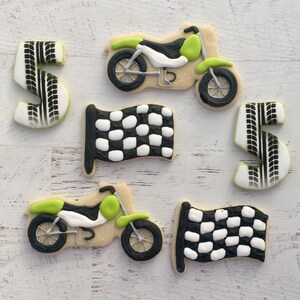 Dirt Bike 4'' Cookie Cutter Motorcycle Metal | Birthday Party Cookie ...