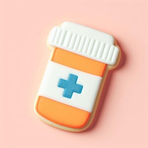 Pill Rx Bottle Cookie Cutter 3.75'' Nurse Doctor Medical Metal | Cookie ...