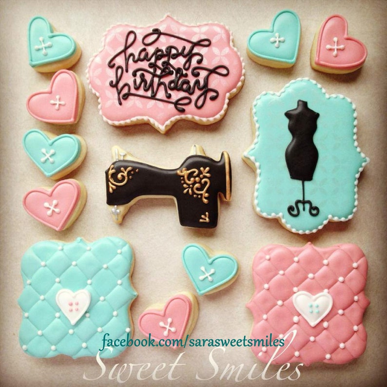 Sewing Machine Cookie Cutter Metal - Etsy
