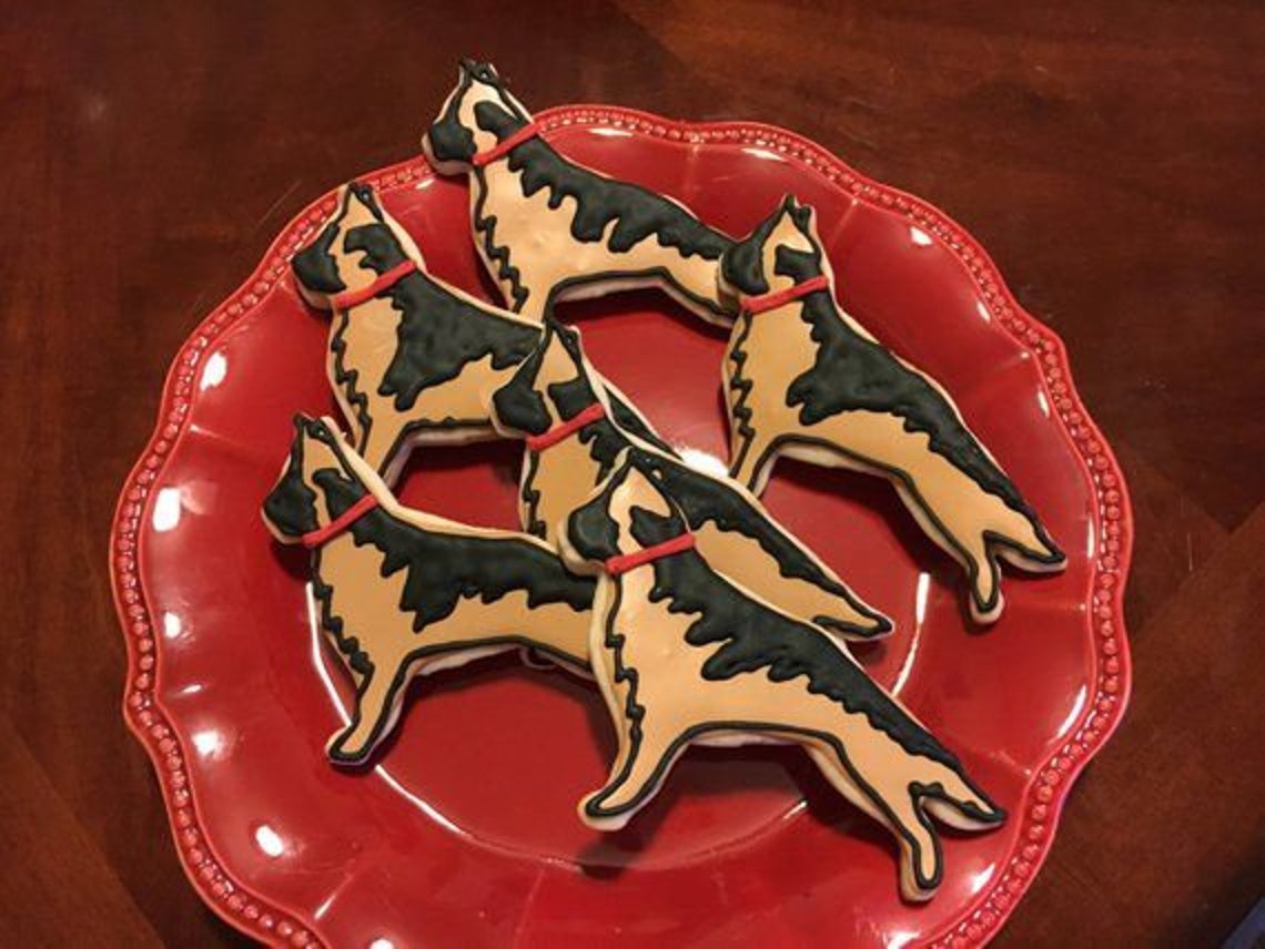 German Shepherd Dog Cookie Cutter 5'' Metal - Etsy