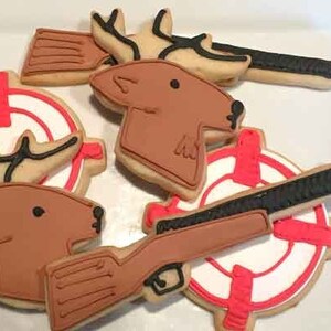 Rifle Gun Hunting 6'' Cookie Cutter Metal | Outdoor Camping Hunting ...
