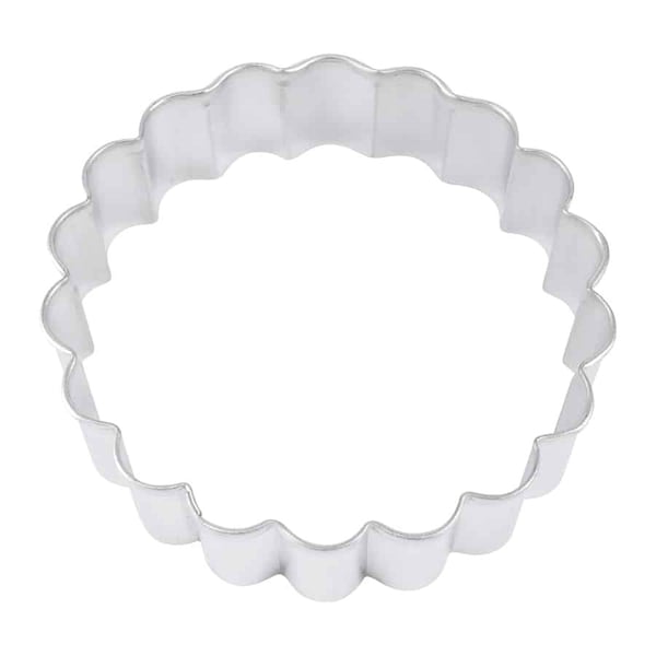 Scalloped Circle Cookie Cutter Metal - Etsy