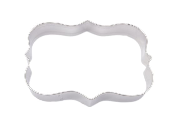 Plaque / Frame 5'' Cookie Cutter Metal | Etsy