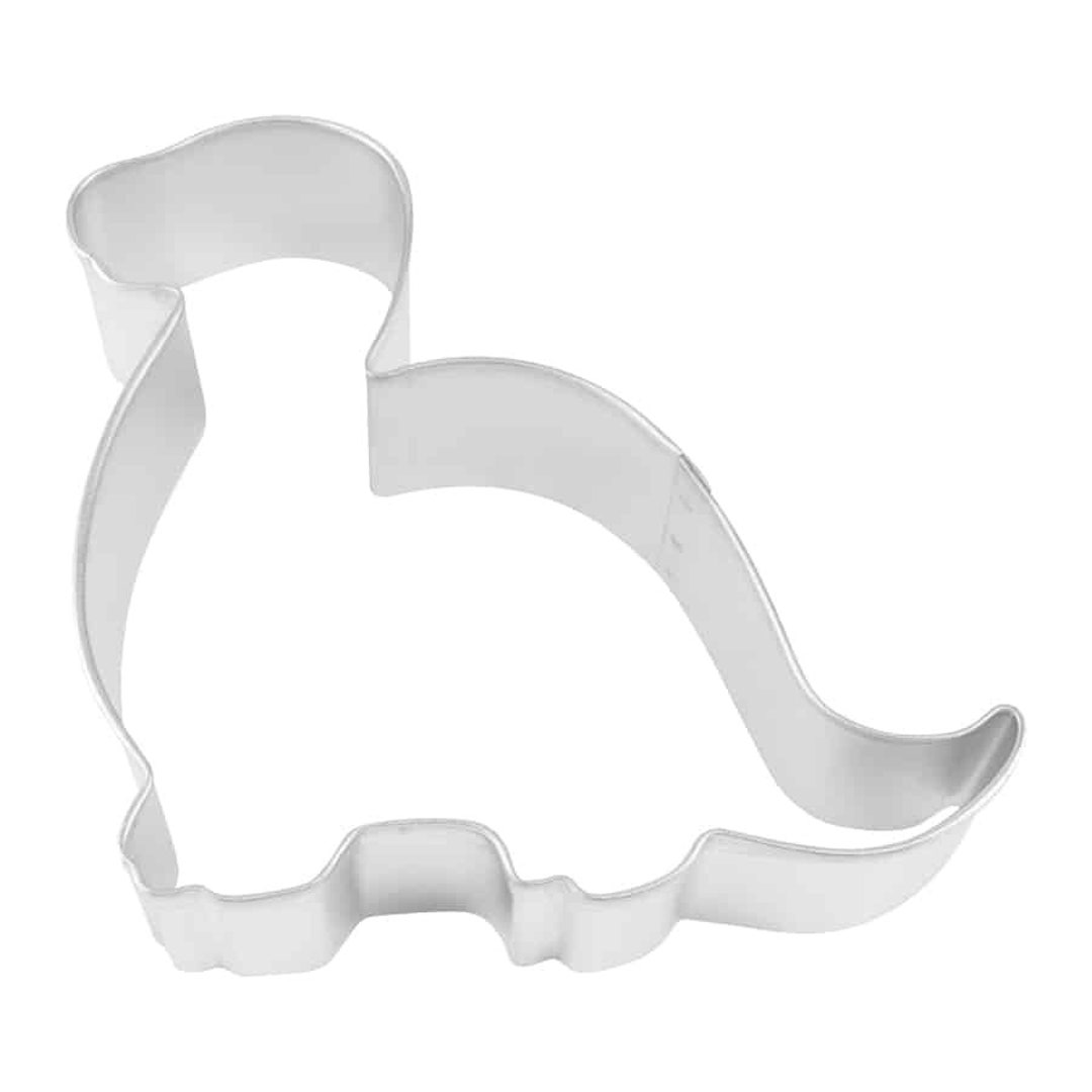Brontosaurus Dinosaur 4.5'' Cookie Cutter Metal Birthday Party ...