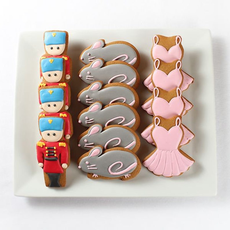 12 Piece Nutcracker Ballet Cookie Cutter Set Metal Christmas - Etsy