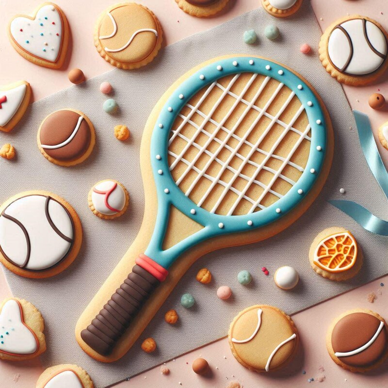Tennis Cookies - Etsy