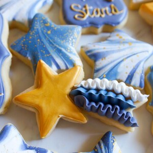 7 Piece Space Cookie Cutter Set Galaxy Solar System Astronomy Metal ...