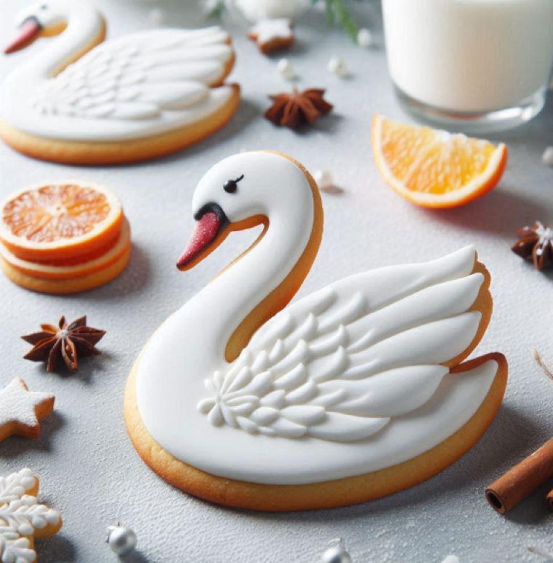 Swan Bird 3.75'' Cookie Cutter Metal Animal | Cookie Cutters - Etsy
