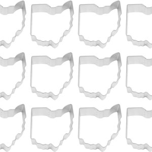 1 Dozen 12 Ohio State 3.75'' Cookie Cutter Metal | College Football ...
