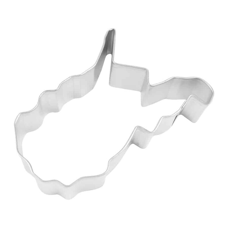West Virginia State 4.25'' Cookie Cutter Metal School United States ...