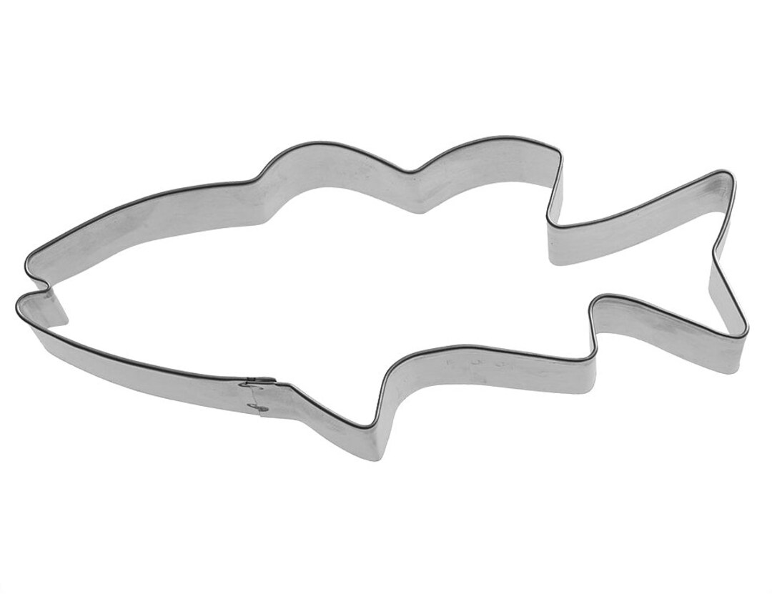 Bass Fish 5.5'' Cookie Cutter Metal Cabin Fishing Birthday Party ...