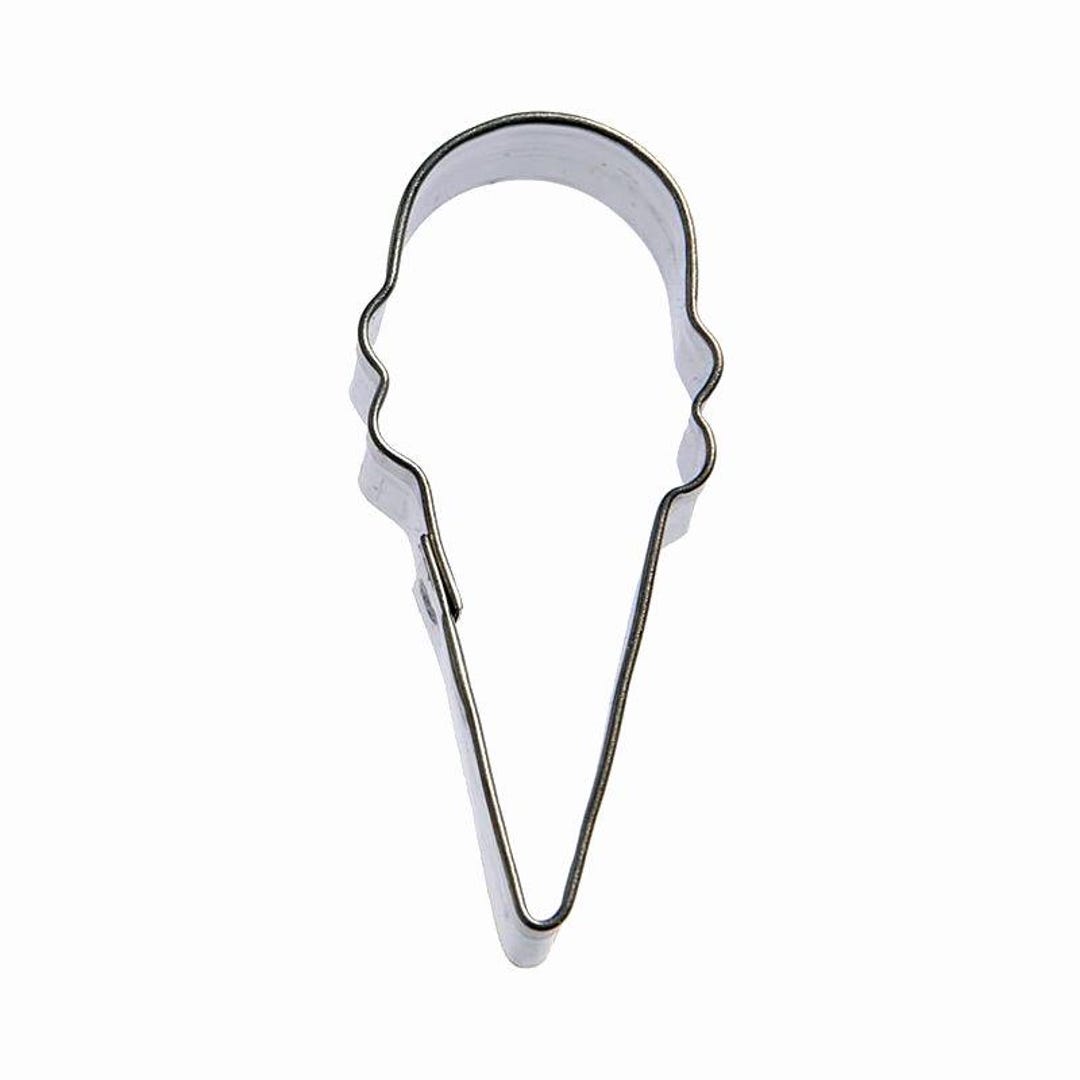 Mini Ice Cream Cone 2'' Cookie Cutter Metal | Summer Frozen Yogurt ...