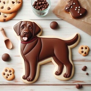 Labrador Dog Lab Cookie Cutter 4'' Metal Pet Animal Shelter Treats ...