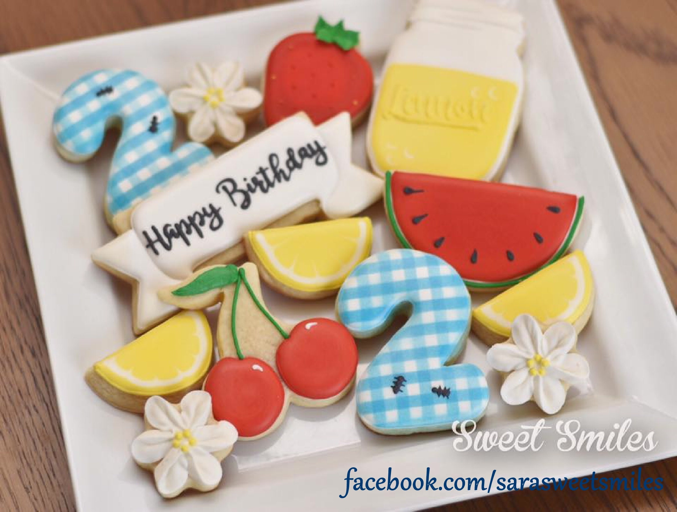 Half Circle 3.75'' Taco Lemon Orange Lime Cookie | Etsy