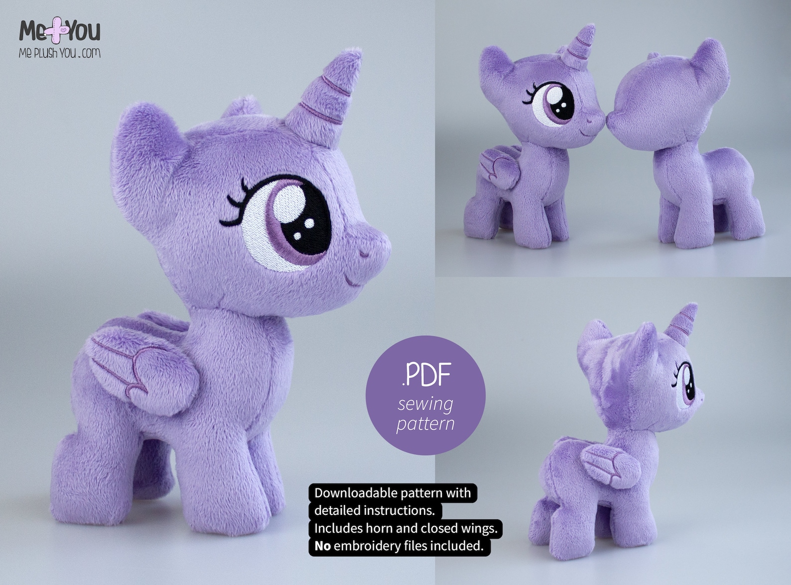 Chibi Pony Plush Sewing Pattern - Etsy
