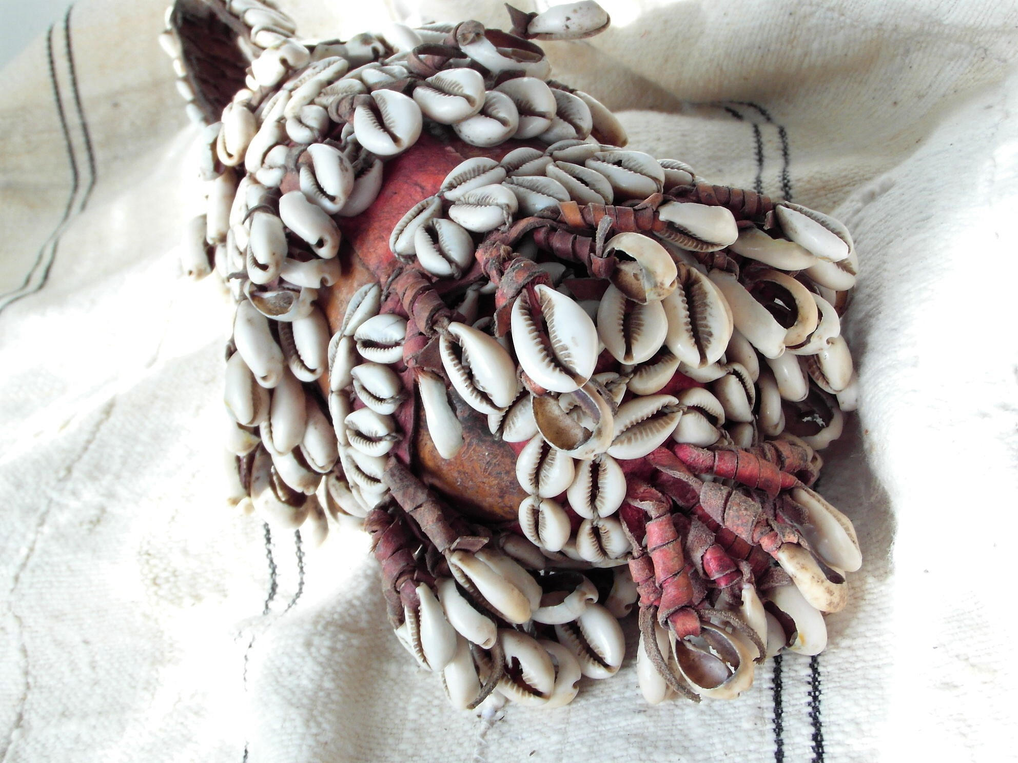 Milk Jug With Cowrie Shell Decoration African Calabash Old - Etsy