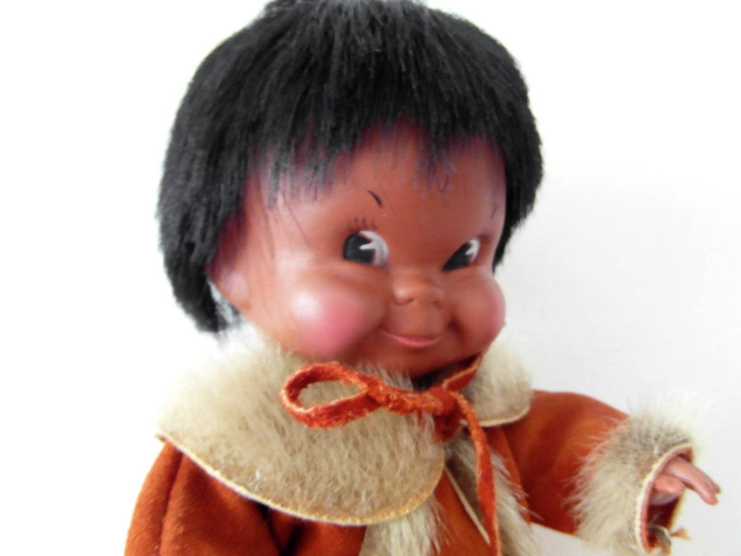 Canadian Doll 1960s Inuit REGAL Traditional Costume Doll With Suede ...