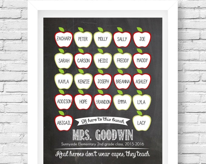 Personalized Class Names Teacher Appreciation Class T End Of Year