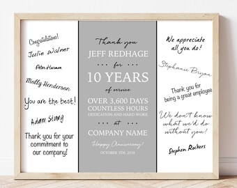 Years of Service Gift | Etsy