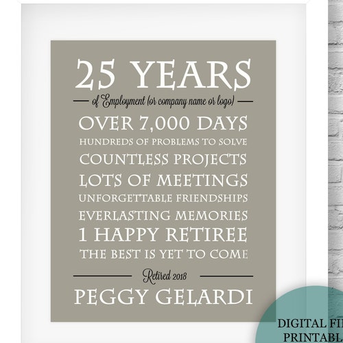 Retirement Signature Gift Leaving Gift Retirement Signing | Etsy