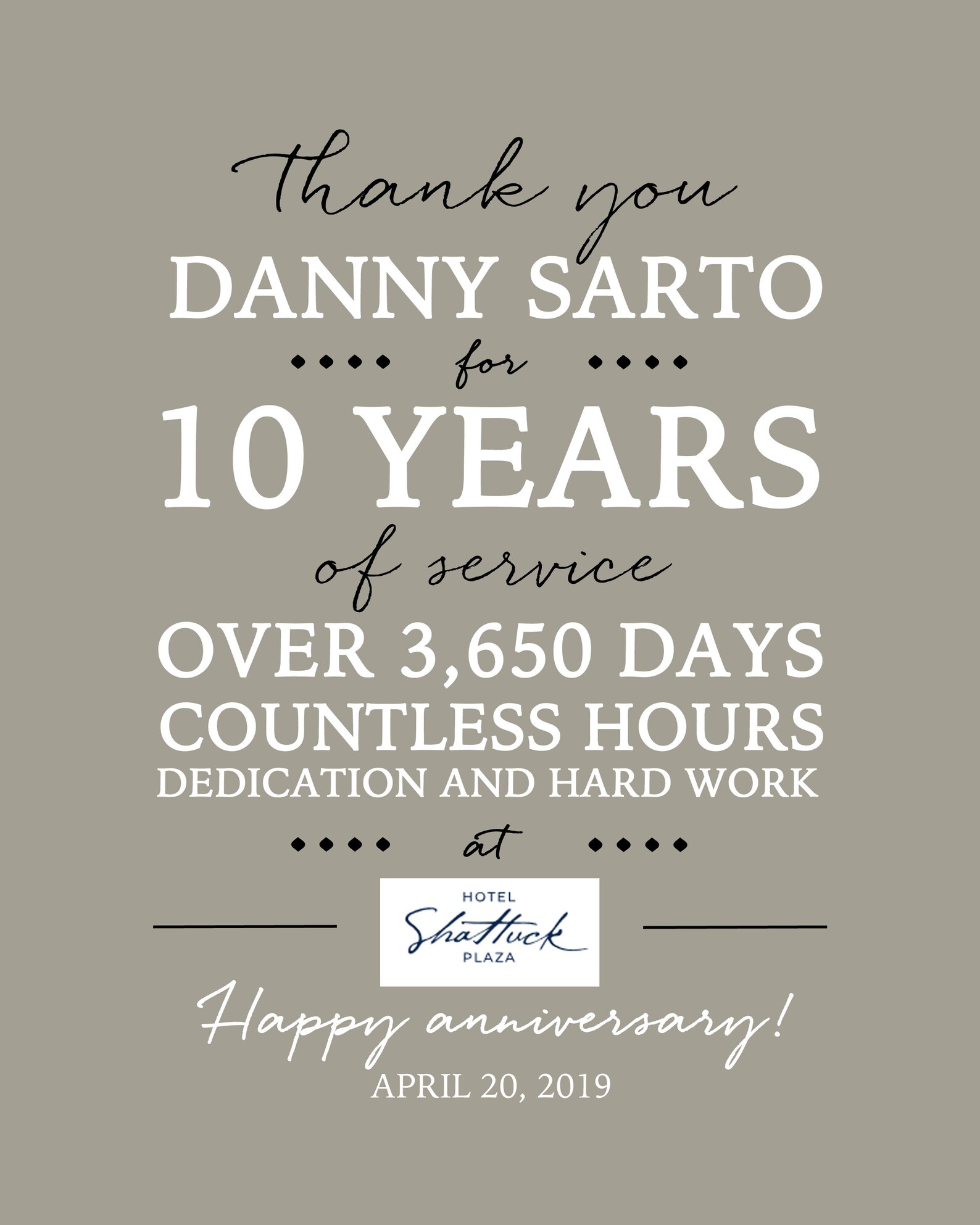 Work Anniversary Print Work Anniversary Gift Thank You | Etsy Canada