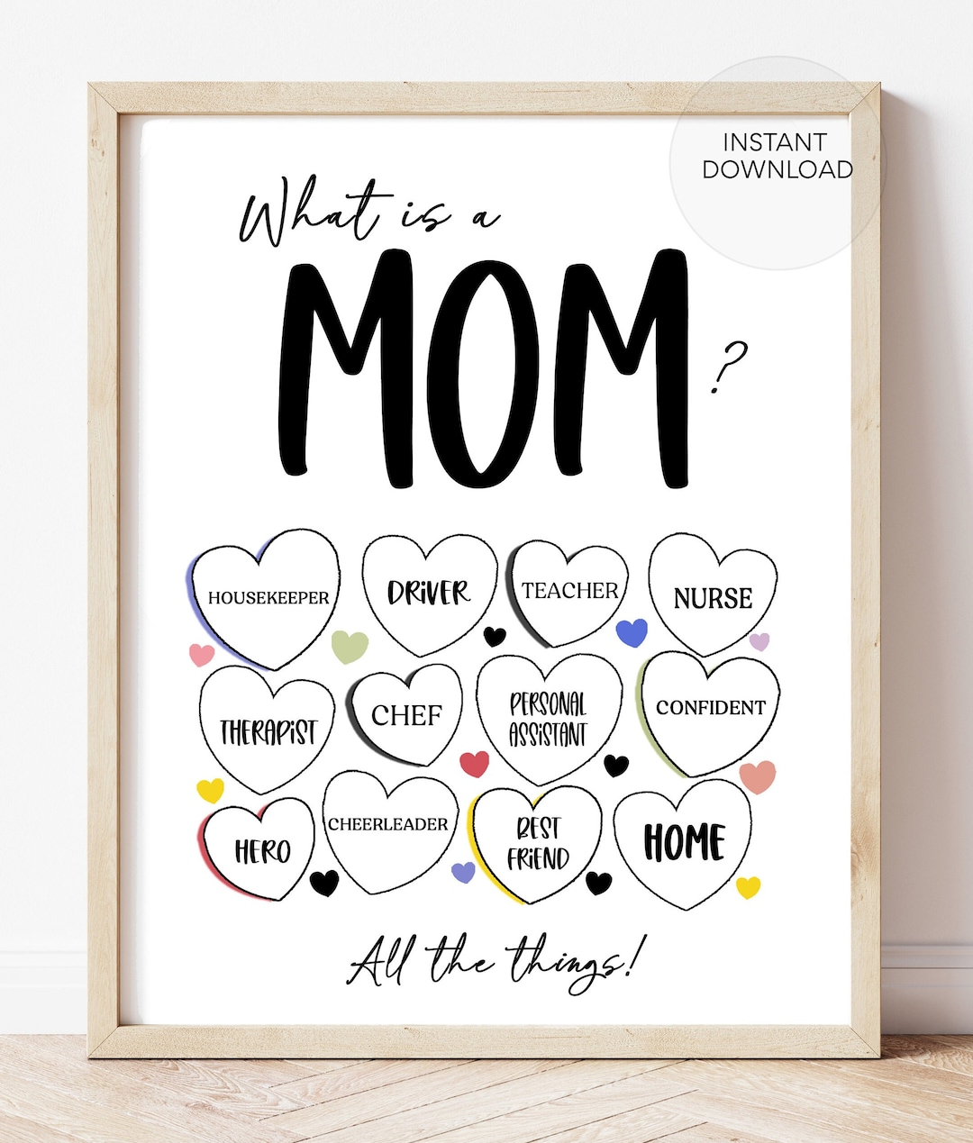 What is a Mom Print, Mother's Day Gift (digital Download) - Etsy
