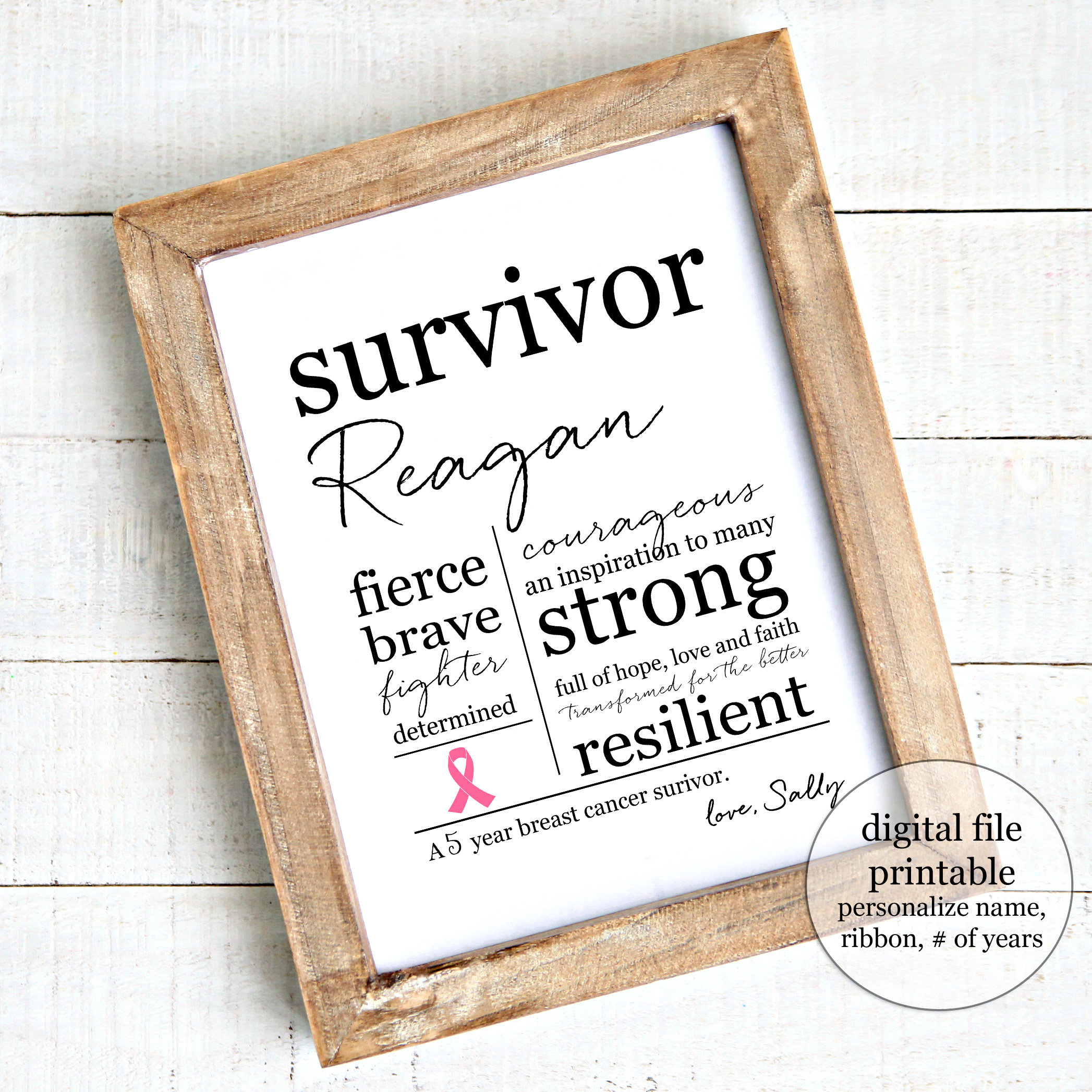 Personalized Survivor Printable Survivor Definition Print - Etsy UK