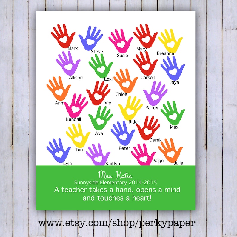 Personalized Class Names Teacher Appreciation Class T Etsy