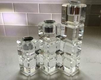 Lucite candles | Etsy