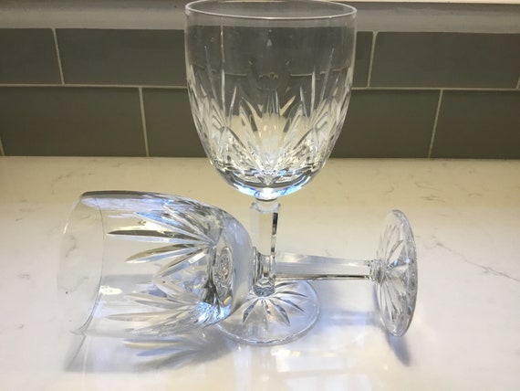 Antique Cut Glass Wine Glasses