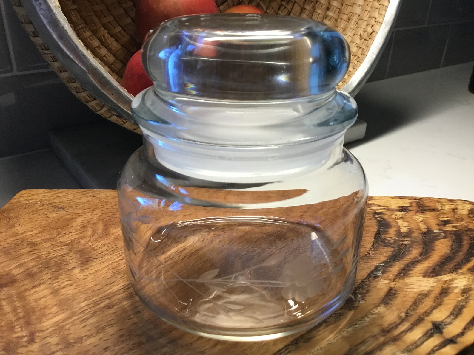 Vintage Crystal Vanity Jars - Set of 2 - Princess House Heritage ...
