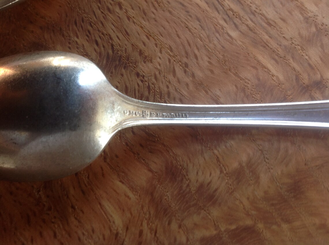 Antique Silverplate Art Deco Monogrammed Flatware R Monogram | Etsy