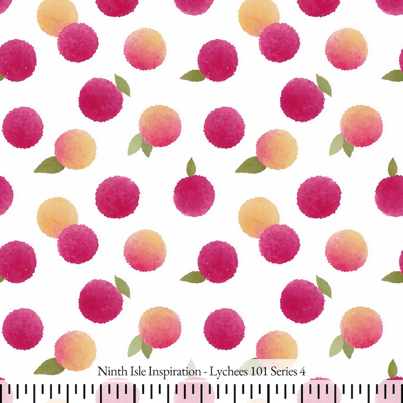 25/lychees 101 Cotton Poplin Fabric by the Yard - Etsy