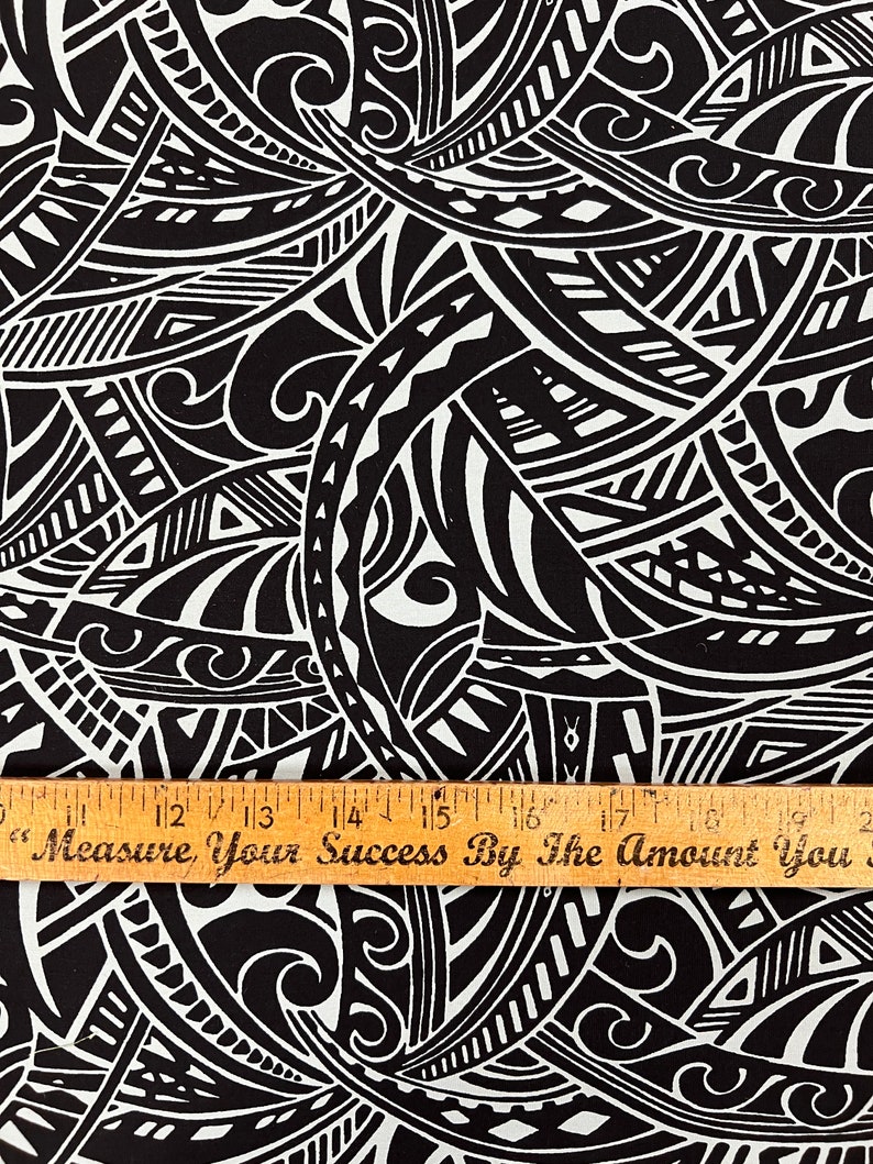 60 Inch Wide Swirl Polynesian Tapa Tribal Design Original - Etsy