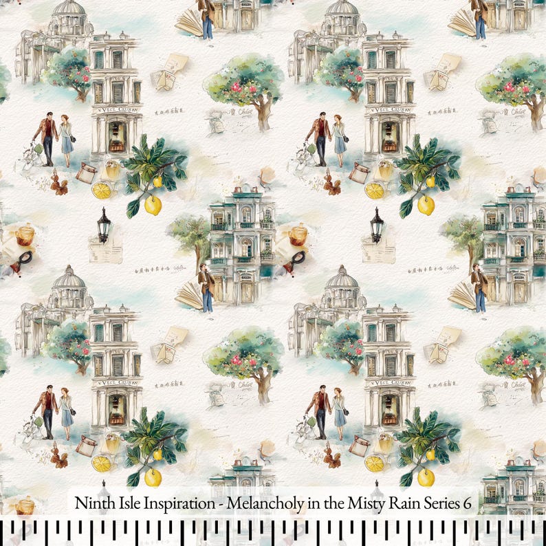 25/《情深深雨濛濛》cotton Poplin Fabric - Etsy