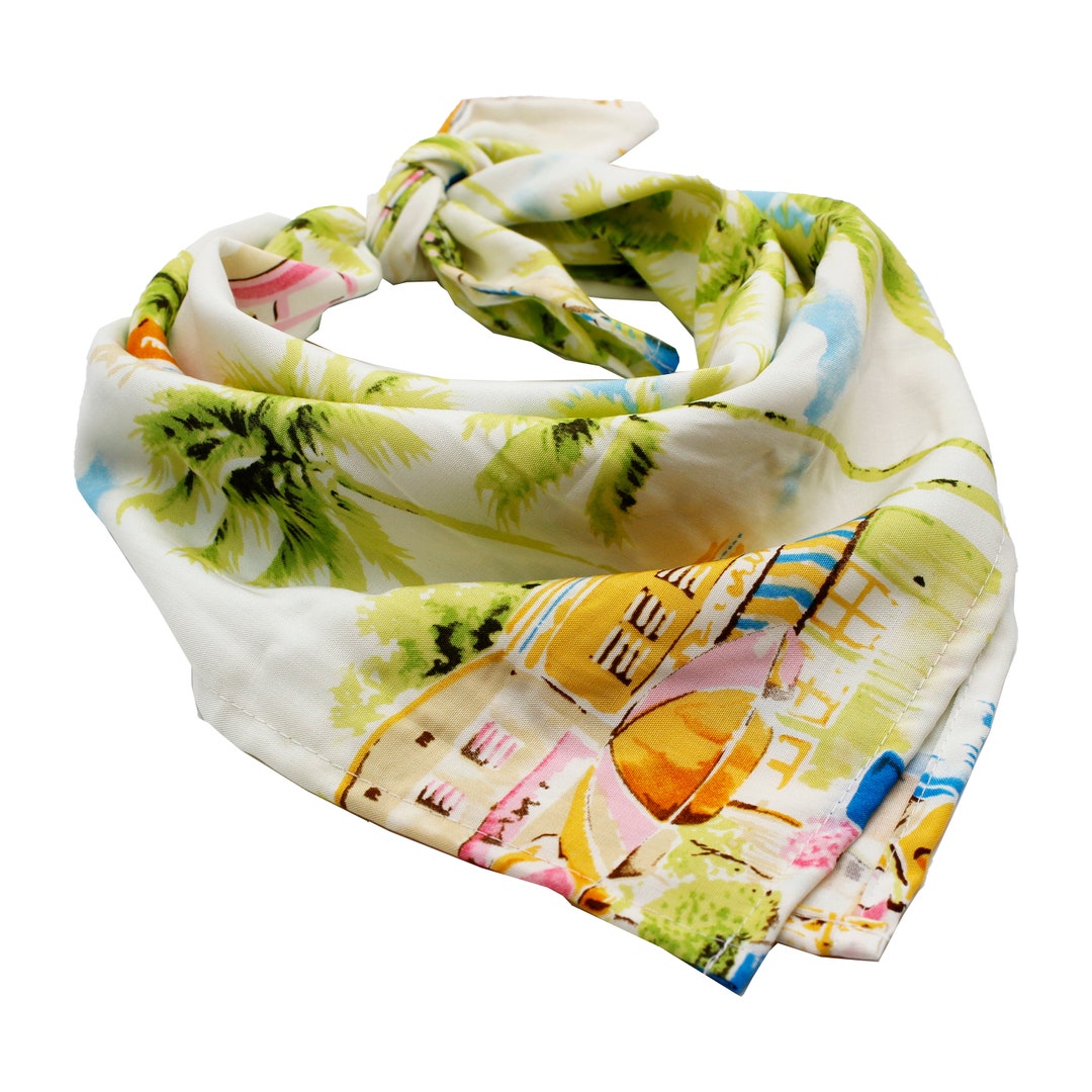 Made in Hawaii Super Soft Surf Town Bandana Scarf - Matching Pets Dog ...