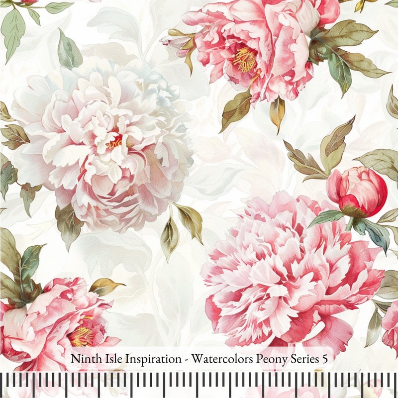 Peony Fabric by the Yard - Etsy