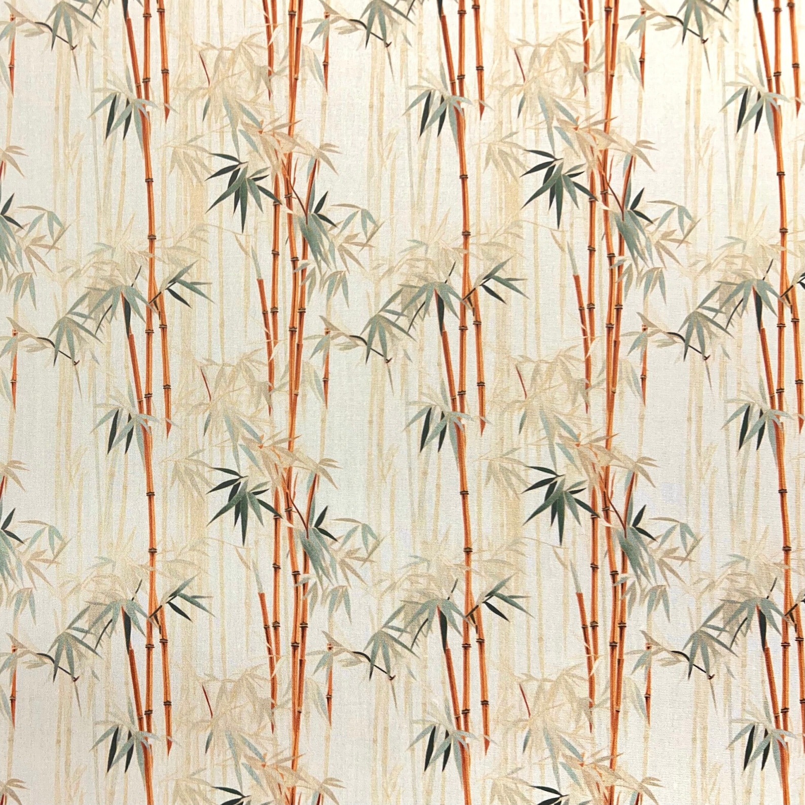23/AUT NI&I 100 % Cotton Fabric - Bamboo Series - Handmade Print in HI ...