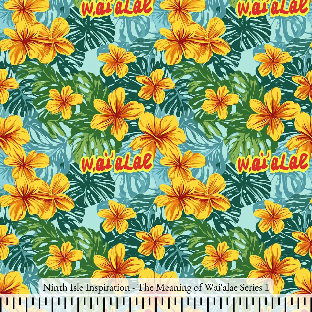24/WINTER Ninthisle Inspiration Exclusive Hawaiian Language Art 100 % ...