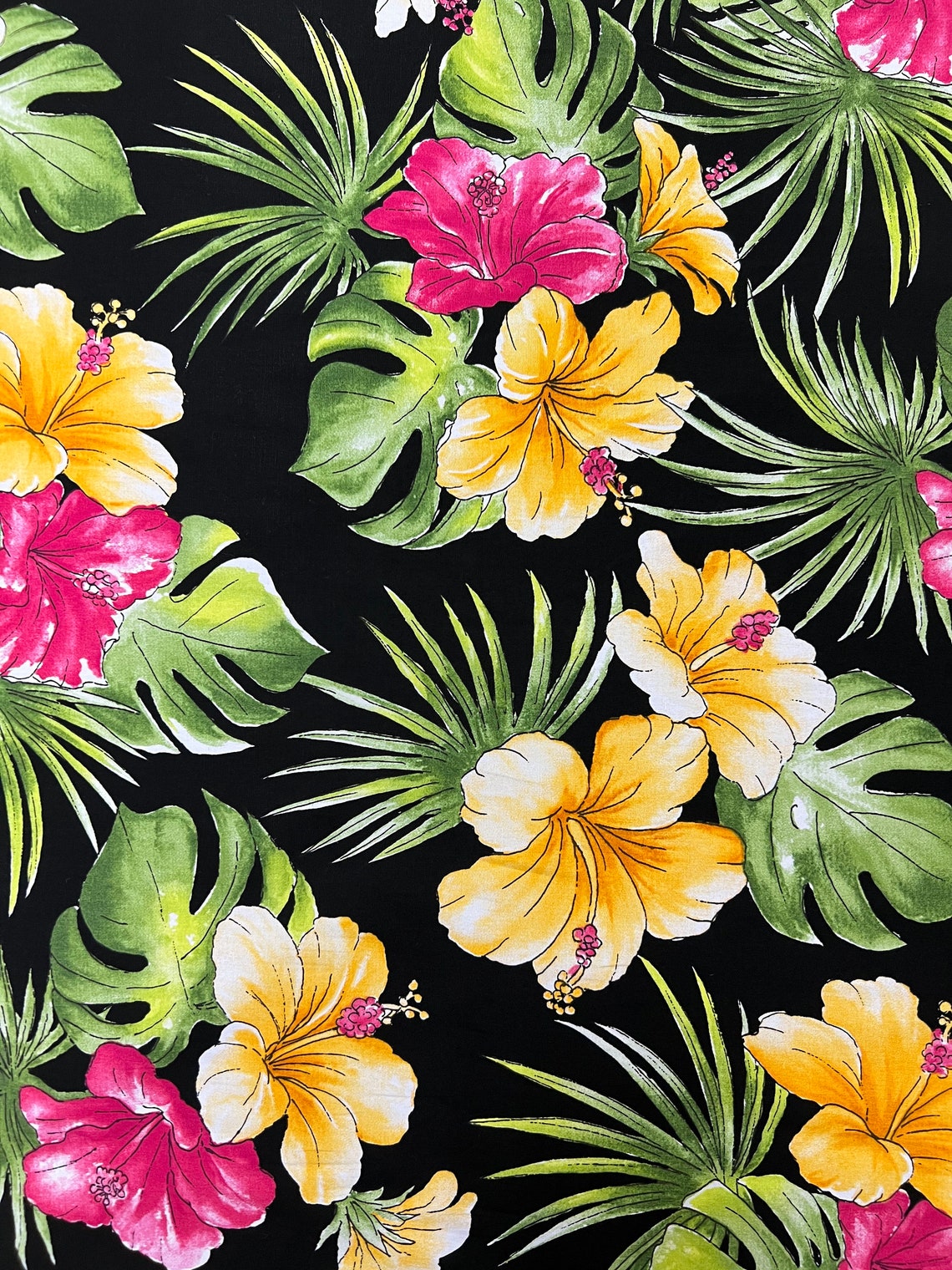 100 % Cotton Spring Exclusive Design Tropical Fabric - Etsy