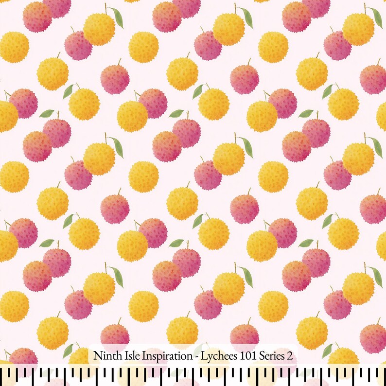 25/lychees 101 Cotton Poplin Fabric by the Yard - Etsy