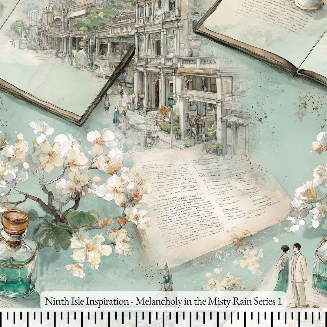 25/《情深深雨濛濛》cotton Poplin Fabric - Etsy