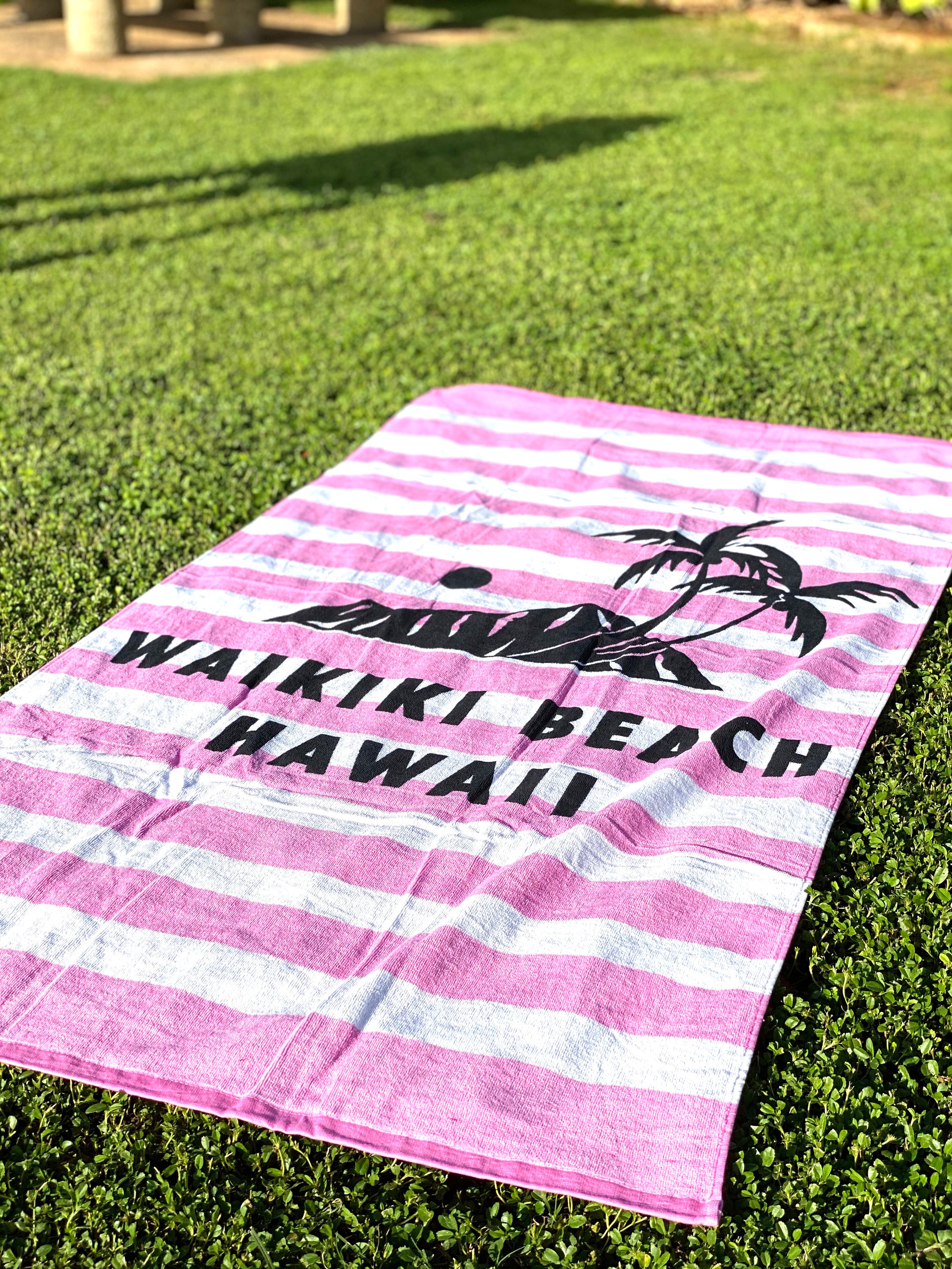 Island Woman Hawaii Beach Towel 100% Cotton Tropical girls | Etsy