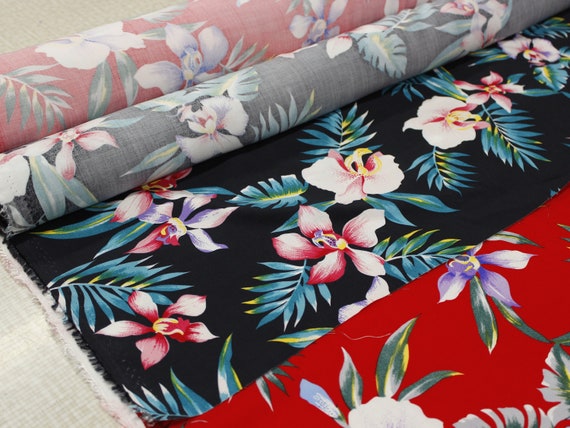 Rayon Fabric Buy Pink Floral Print Rayon Fabric Online – TradeUNO