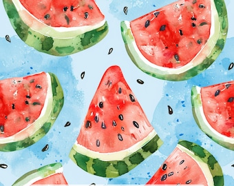 Watermelon Print - Etsy